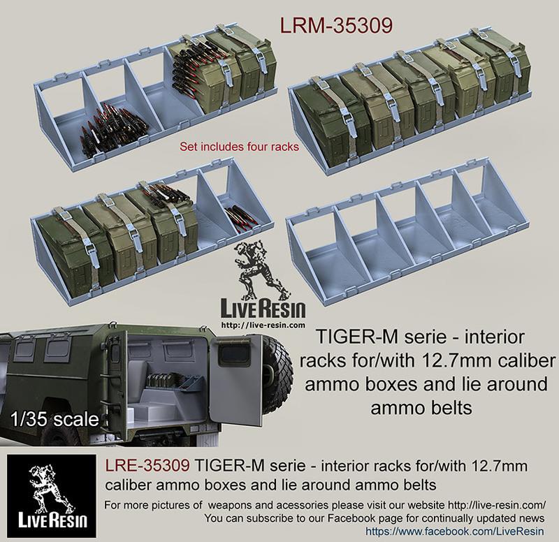 Live Resin 1/35 LRE-35309 TIGER-M 配件組 - Interior Racks 含彈藥盒 | 露天市集 | 全台 ...