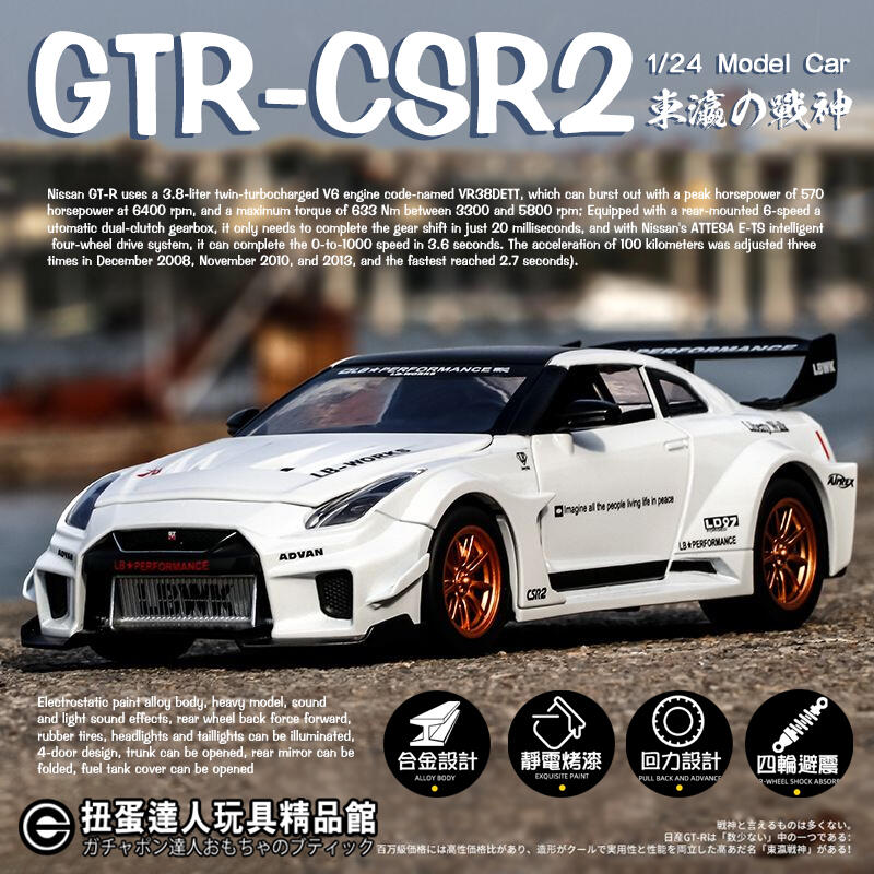 【扭蛋達人】重合金 21公分 GTR-CSR2東瀛の戰神超跑 車模型 (預定特價) | 露天市集 | 全台最大的網路購物市集