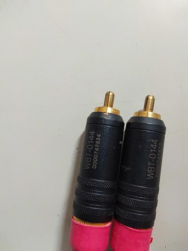 [宅修電維修屋]德國WBT-0144鍍金RCA端子.AV連接線.聲音連接線.Audio/Video線(中古良品) | 露天市集 | 全台最大的 ...
