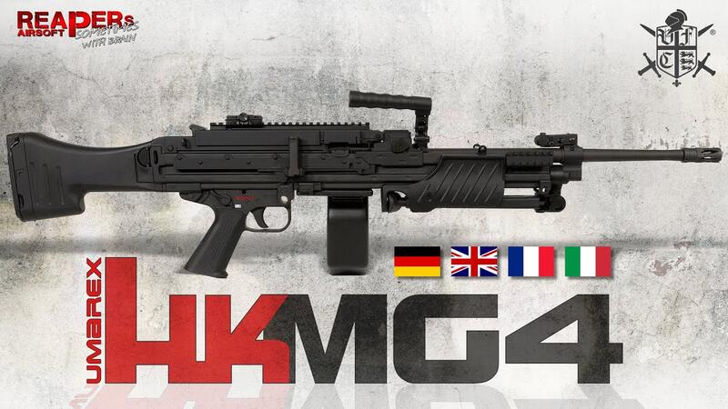 {凱璿 生存遊戲專賣店} UMREX/VFC HK MG4 LMG 電動機槍 免運費 | 露天市集 | 全台最大的網路購物市集