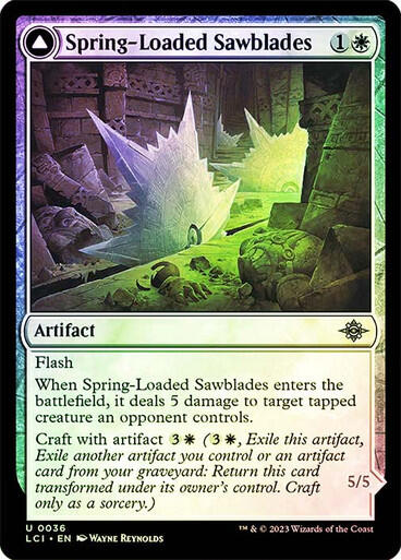 [ALG卡牌專門] LCI 依夏蘭迷窟 Foil Spring-Loaded Sawblades 英文 閃卡 | 露天市集 | 全台最大的網路購物市集