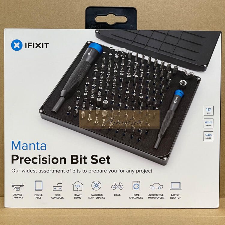 美國原廠 iFixit Manta Driver Kit 112 Bit Driver Kit 工具組 螺絲起 螺絲包 | 露天市集 | 全台 ...
