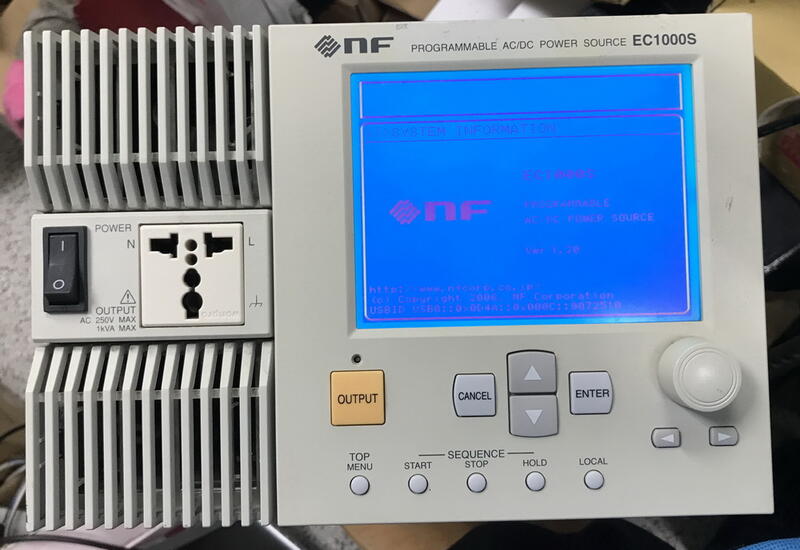 NF EC1000S 可程式化 交流 直流 電源供應器 programmable AC/DC power supply | 露天市集 | 全台 ...