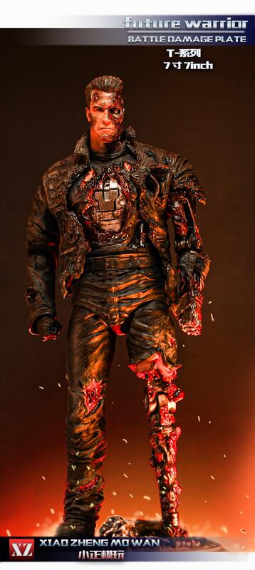 辣像館--現貨，小正模玩 17cm War Damage T Series T03 未來戰士 重度戰損版 | 露天市集 | 全台最大的網路購物市集