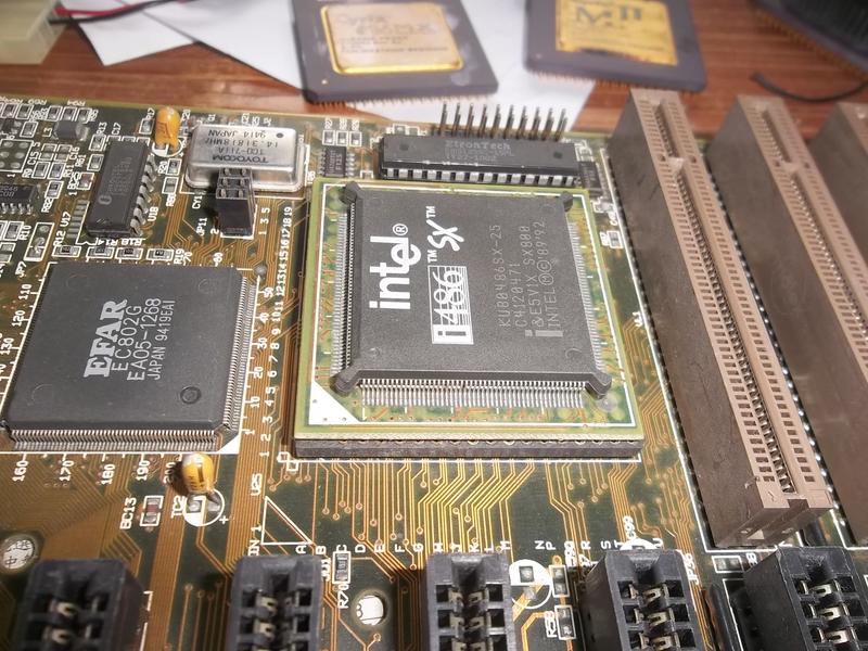 稀有486主機板,INTEL486-25CPU,4096K記憶體,加送ISA顯示卡,TRIDENT,8900C,良品 | 露天市集 | 全台最 ...