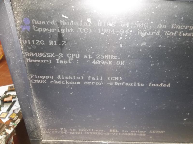 稀有486主機板,INTEL486-25CPU,4096K記憶體,加送ISA顯示卡,TRIDENT,8900C,良品 | 露天市集 | 全台最 ...