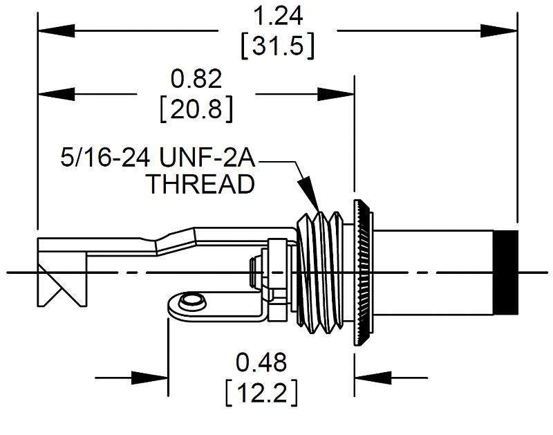 Switchcraft 760 DC 2.5 DC電源插頭 DC插頭 2.5mm Made In USA | 露天市集 | 全台最大的網路購物市集