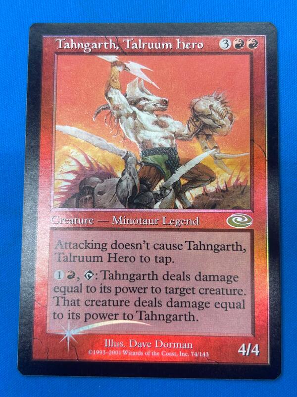 [幻想卡鋪] Foil (PLS 074) R Tahngarth, Talruum Hero 塔路姆英雄坦格爾斯 | 露天市集 | 全台最大 ...