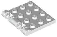 【磚樂】LEGO樂高 44570 4261694 Hinge Plate 3x4 白色 薄板附轉軸母頭 | 露天市集 | 全台最大的網路購物市集