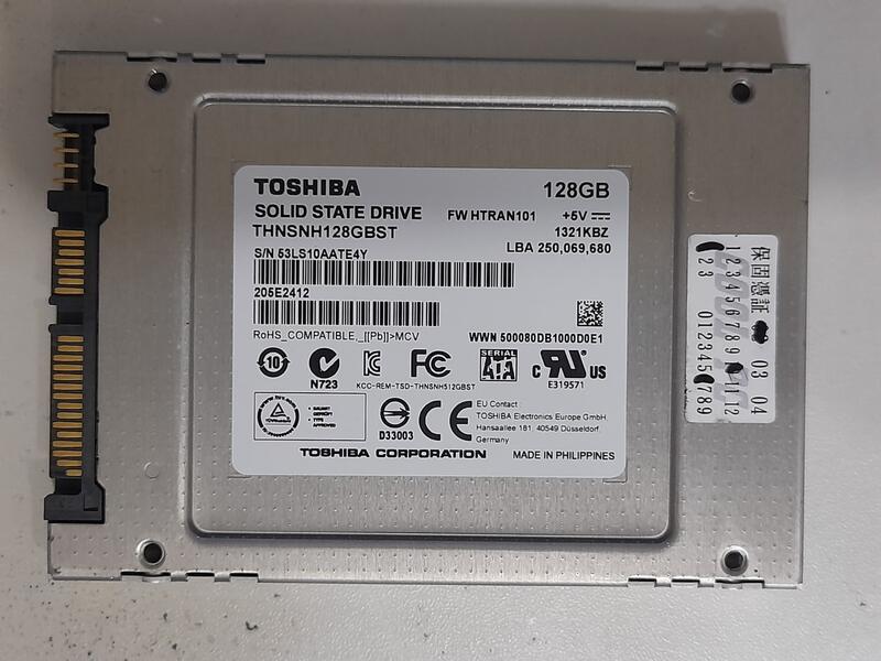 TOSHIBA SATA3 SSD固態硬碟 128GB | 露天市集 | 全台最大的網路購物市集