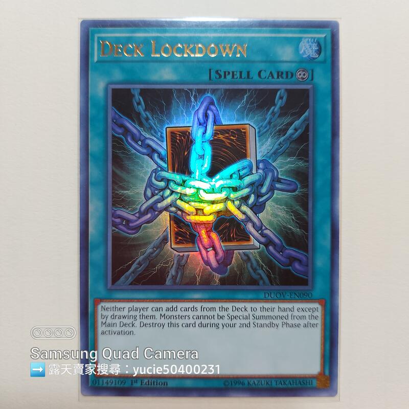 美英一刷／DUOV-EN090／牌組封鎖〈金亮〉.=LODT-JP060 | 露天市集 | 全台最大的網路購物市集