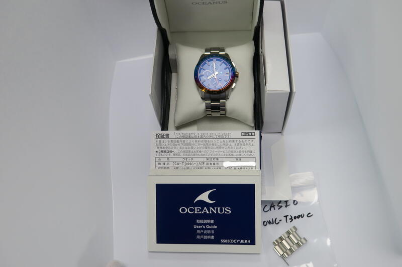 CASIO OCEANUS OCW-T3000C 世界限定1000本15周年記念藍芽電波錶(現貨) | 露天市集 | 全台最大的網路購物市集
