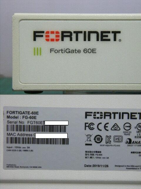 Fortinet Fortigate 60E FG-60E UTM 附電源 授權至 2023/2024/2025 | 露天市集 | 全台最大的 ...