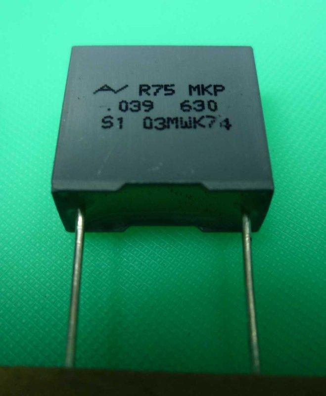 科達電子 現貨 ARCO R75 MPP CAP 0.039uF 39nF 630VDC (50pcs 一拍) | 露天市集 | 全台最大的 ...