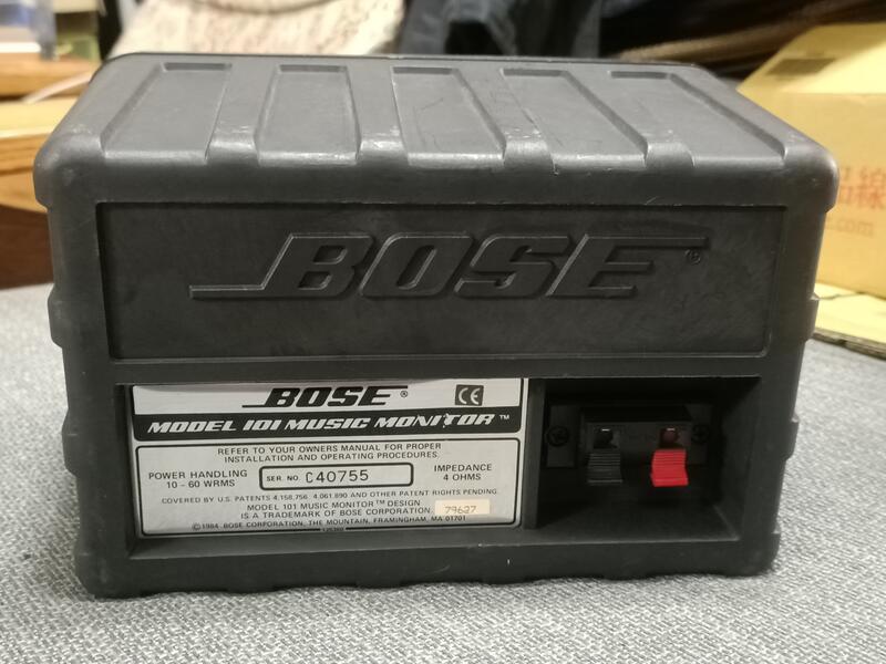 編號2150/ 只剩一只BOSE 101後置喇叭，功能正常品相如圖所示，商品內容有詳述，提問前請先詳閱，虧售1500元。 | 露天市集 | 全 ...