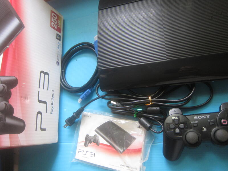 PS3 4007B 250G 黑 主機一部附配件 HDM I電源線 功能良好 ,如圖. | 露天市集 | 全台最大的網路購物市集