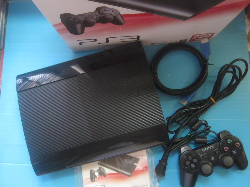 PS3 4007B 250G 黑 主機一部附配件 HDM I電源線 功能良好 ,如圖. | 露天市集 | 全台最大的網路購物市集