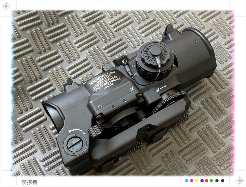 【侵掠者】 高品質 Elcan風格 SOCOM Specter DR 1X 4X 红光戰術瞄準鏡/火車頭-凸字-黑色 | 露天市集 | 全台最 ...