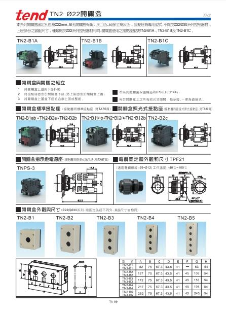 天得Tend.TN2-B1.TN3-B1開關盒 1孔 22Ø 按鈕開關盒 一孔開關盒 - 政順電機 電機材料 電料 | 露天市集 | 全台最大的網路購物市集