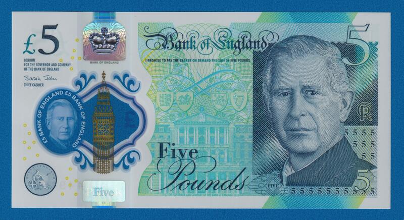 [珍藏世界]英國2023年5元塑膠鈔P398全新品相 | 露天市集 | 全台最大的網路購物市集