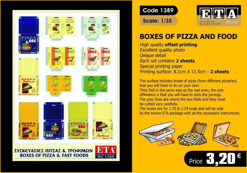 ETA Code 1389 1/35 Boxes Of Pizza & Fast Foods | 露天市集 | 全台最大的網路購物市集