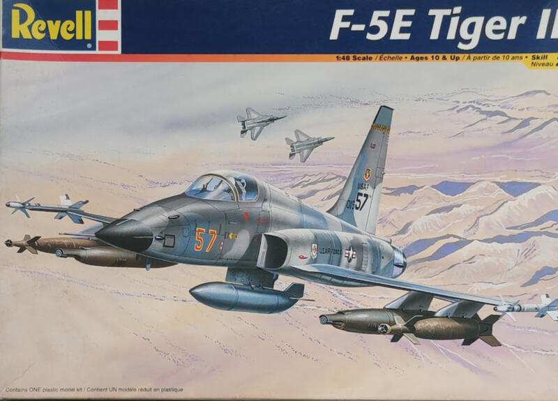 Revell 1/48 (85-5495) F-5E Tiger II 戦闘機 (''假想敵中隊'' 1999年版) | 露天市集 | 全台最大的網路購物市集