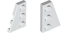 【磚樂】LEGO樂高43722+43723 4179875+4179874 Wedge Plate 3x2 白色楔形一對 | 露天市集 | 全 ...