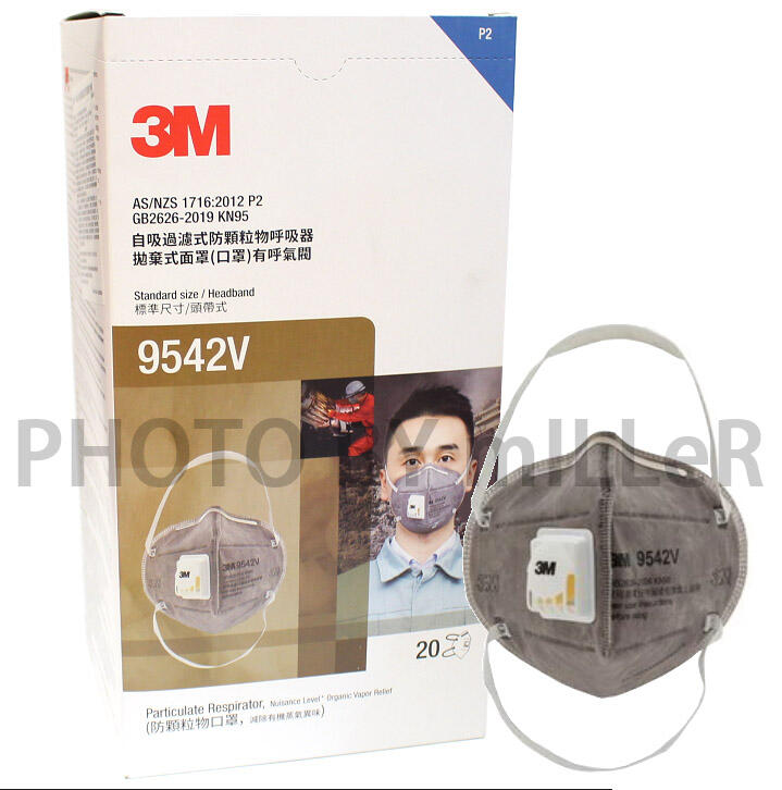 【米勒線上購物】3M 9542 9542V KN95/P2等級活性碳口罩 拋棄式折合防塵口罩 防異味 頭戴式 | 露天市集 | 全台最大的網路購物市集