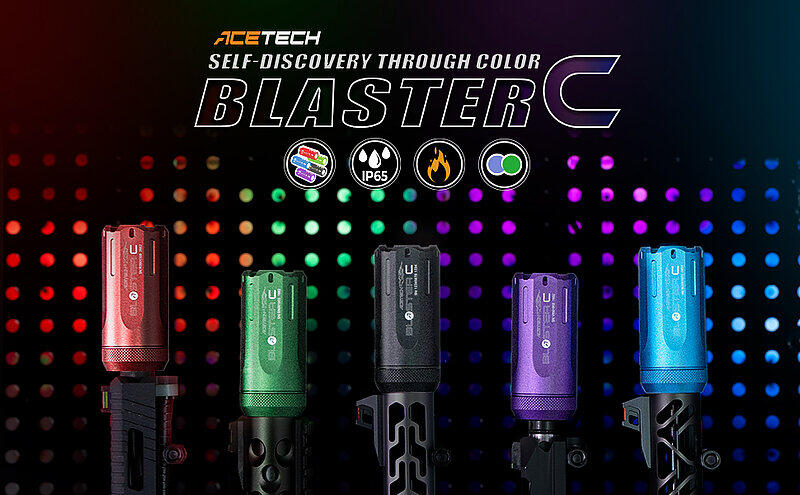 【KUI酷愛】ACETECH Blaster C 槍口發光器、抑制器（模仿發光火焰）滅音管消音管夜光彈~PAT0620 | 露天市集 | 全台最大的網路購物市集