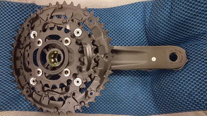 SHIMANO FC-M391八爪大齒盤 腿長175mm 9S 44-32-22T | 露天市集 | 全台最大的網路購物市集