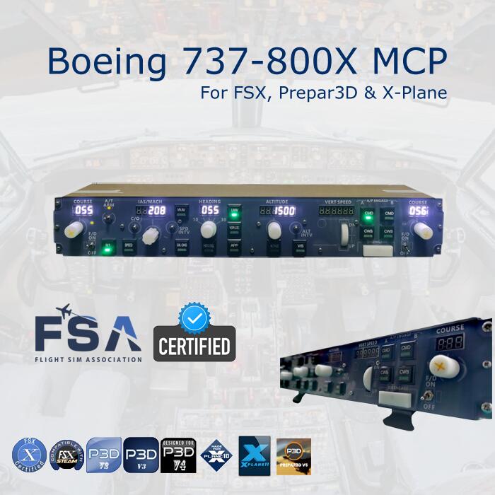 Boeing 737 MCP PRO (FSX + Prepar3D + X-Plane Version) | 露天市集 | 全台最大的網路購物市集