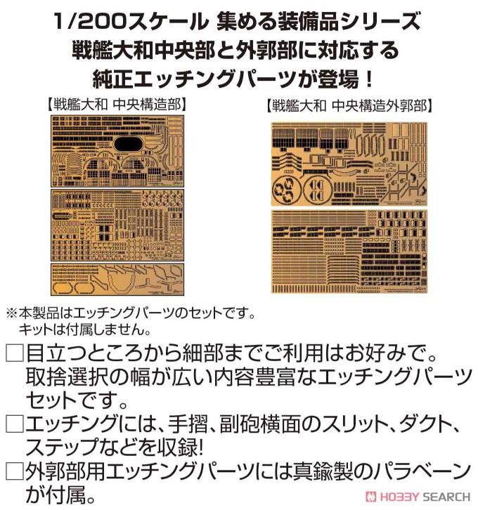 FUJIMI 1/200 裝備品201 戰艦大和 中央構造部&中央構造外郭部 專用蝕刻片 (02044) | 露天市集 | 全台最大的網路購物市集