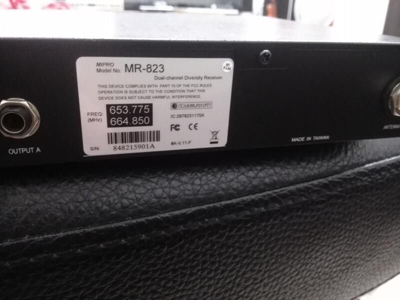 二手 中古 MIPRO MR-823 | 露天市集 | 全台最大的網路購物市集