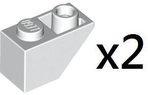 LEGO White Brick inverted Slope 2x1 1x2 45度樂高白色倒反斜磚兩個 366501 | 露天市集 | 全 ...