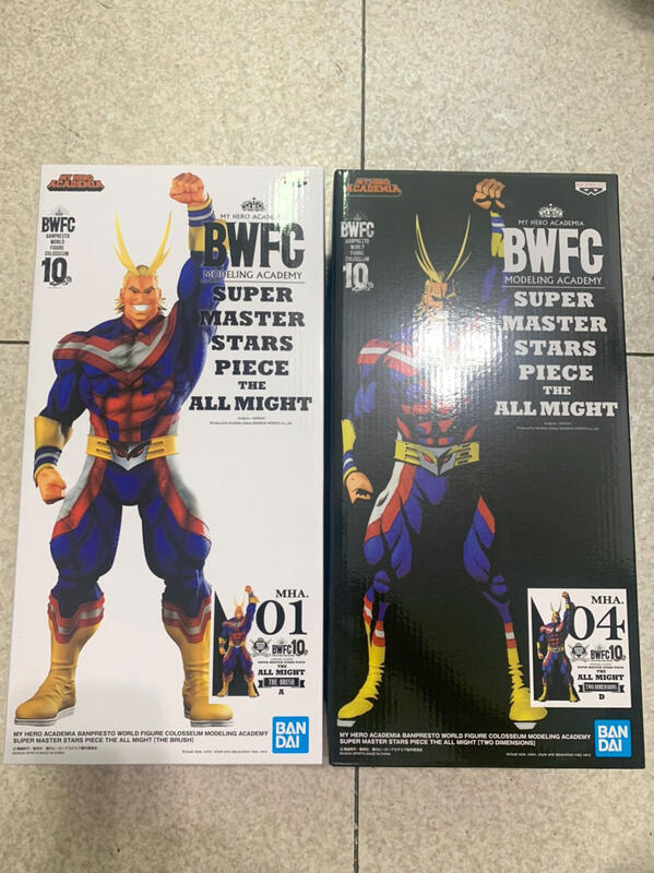 海外限定版 代理版 海外版 BWFC SMSP 我的英雄學院 歐爾麥特 原色 2D色 漫畫色 04色 2次元色彩 01色 | 露天市集 | 全台最大的網路購物市集