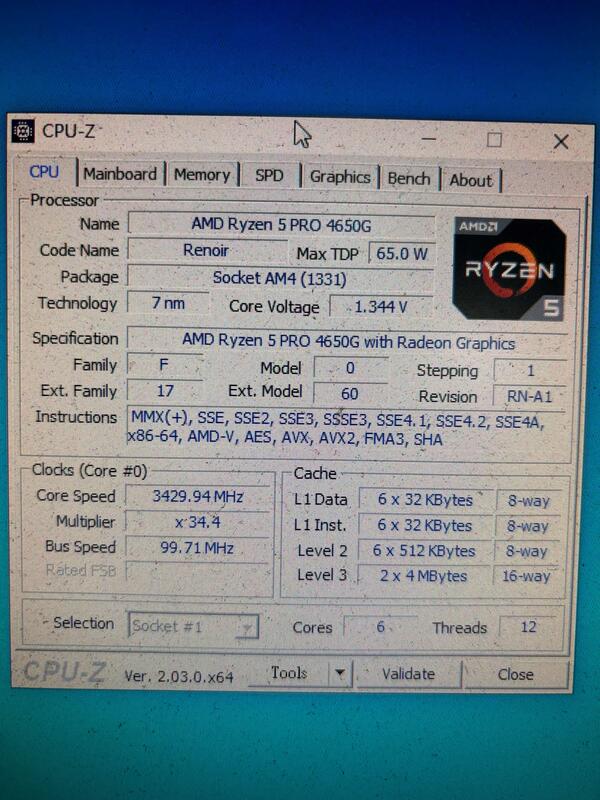 AM4 RYZEN 5 PRO 4650G R5 3.7G CPU (6核12緒) 含原廠風扇(沒附底座) | 露天市集 | 全台最大的網路購物市集