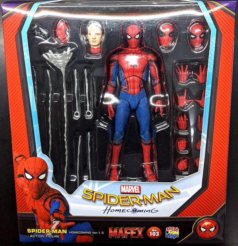 現貨 正版 MAFEX 103 蜘蛛人 1.5 返校日 新版 頭雕 離家日 海洋堂 SHF 鋼鐵蜘蛛人 | 露天市集 | 全台最大的網路購物市集