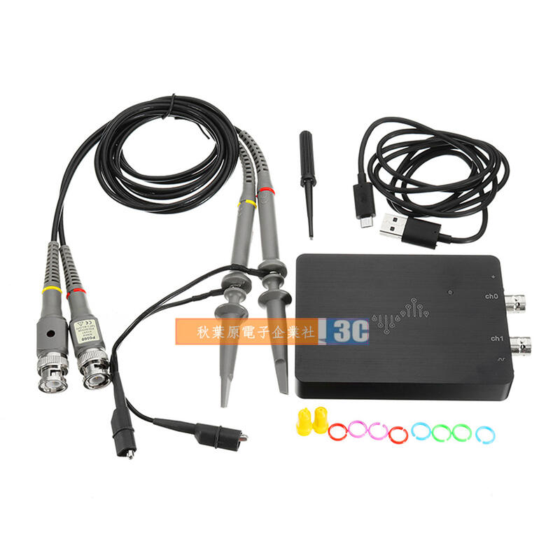 含稅、原裝正品 DSCope USB 2CH 雙通道示波器 50M帶寬 200M採樣 U2P20加強版 | 露天市集 | 全台最大的網路購物市集