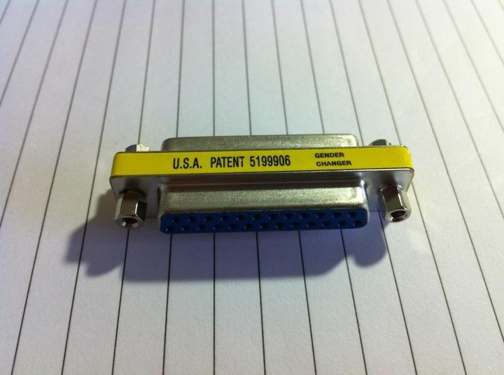 RS232 DB25母對母轉接頭 PATENT 5199906 Gender changer | 露天市集 | 全台最大的網路購物市集