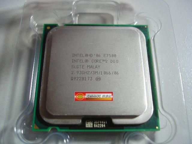 Intel Core 2 Duo E7500 正式版 2.93G 1066MHz 3M 45nm 雙核心 不含風扇 | 露天市集 | 全台最大 ...