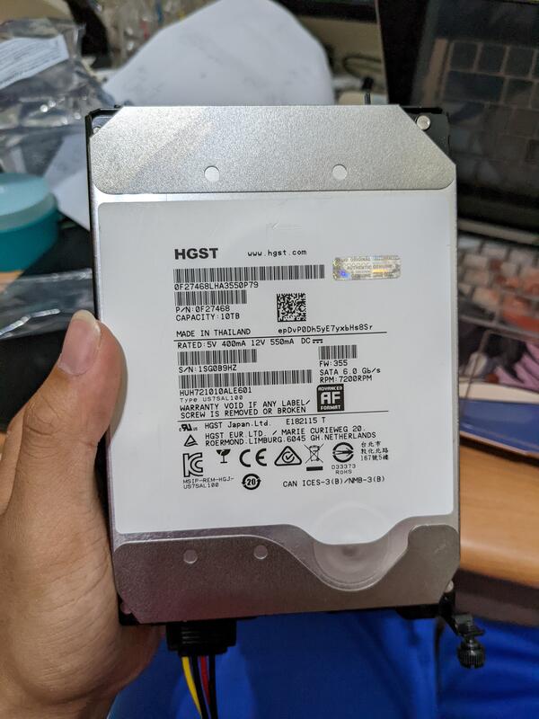 HGST 企業級 10TB 12TB 整新品 | 露天市集 | 全台最大的網路購物市集