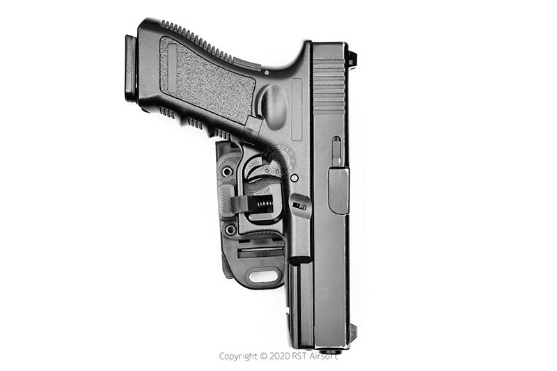 RST 紅星 - BAT GLOCK G17 G18C 瓦斯手槍 快拔槍套 右手腰掛版 可裝槍燈 . BAT-083-1 | 露天市集 | 全 ...