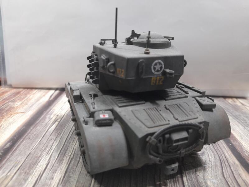 (已噴塗舊化) MENG拼裝模型 Q版 美國M26 潘興坦克 免膠分色 WWT-010(免運費，議價不回) | 露天市集 | 全台最大的網路購物市集