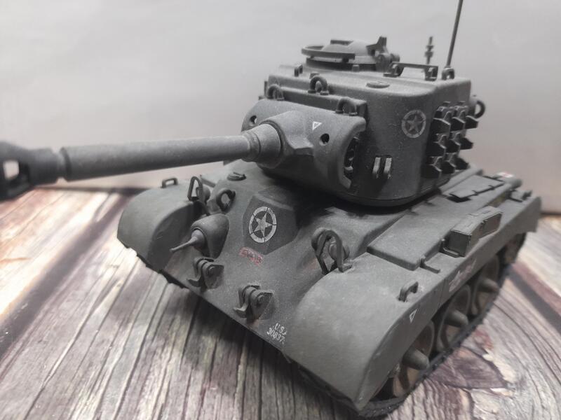(已噴塗舊化) MENG拼裝模型 Q版 美國M26 潘興坦克 免膠分色 WWT-010(免運費，議價不回) | 露天市集 | 全台最大的網路購物市集