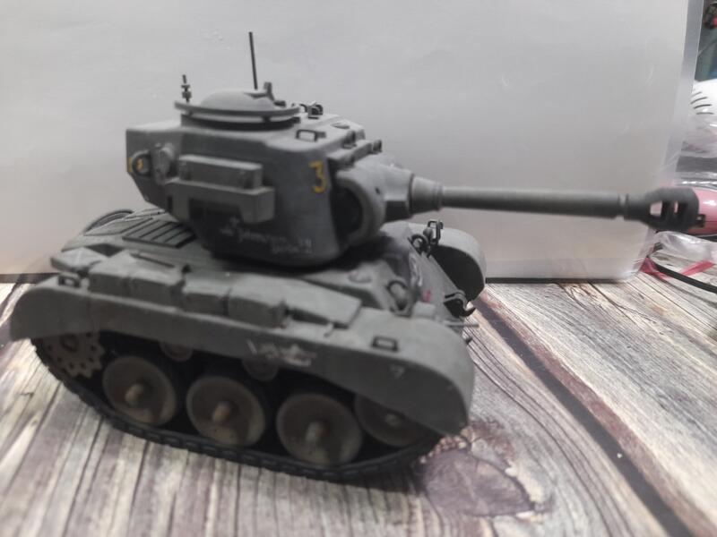 (已噴塗舊化) MENG拼裝模型 Q版 美國M26 潘興坦克 免膠分色 WWT-010(免運費，議價不回) | 露天市集 | 全台最大的網路購物市集