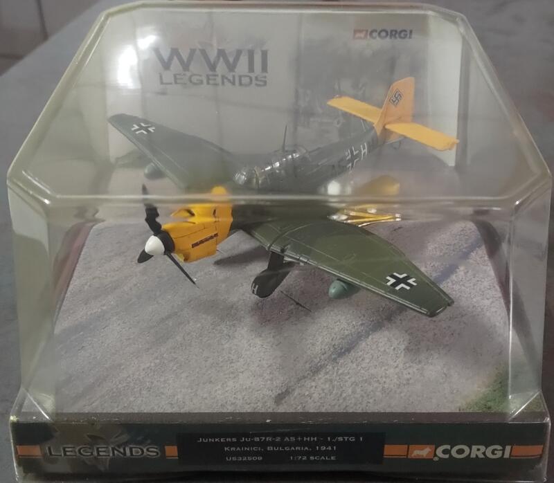 CORGI~1/72系列 二戰傳奇 Ju-87R-2 A5+HH-1./STG1 KRAINICI 保加利亞 1941 | 露天市集 | 全台 ...