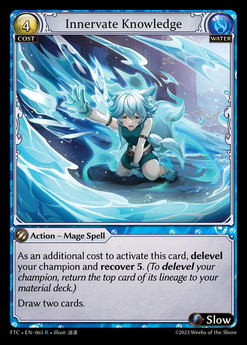 【貓腳印松江】FTC-065 Innervate Knowledge R Mage Spell GA 第二彈 | 露天市集 | 全台最大的網路購物市集