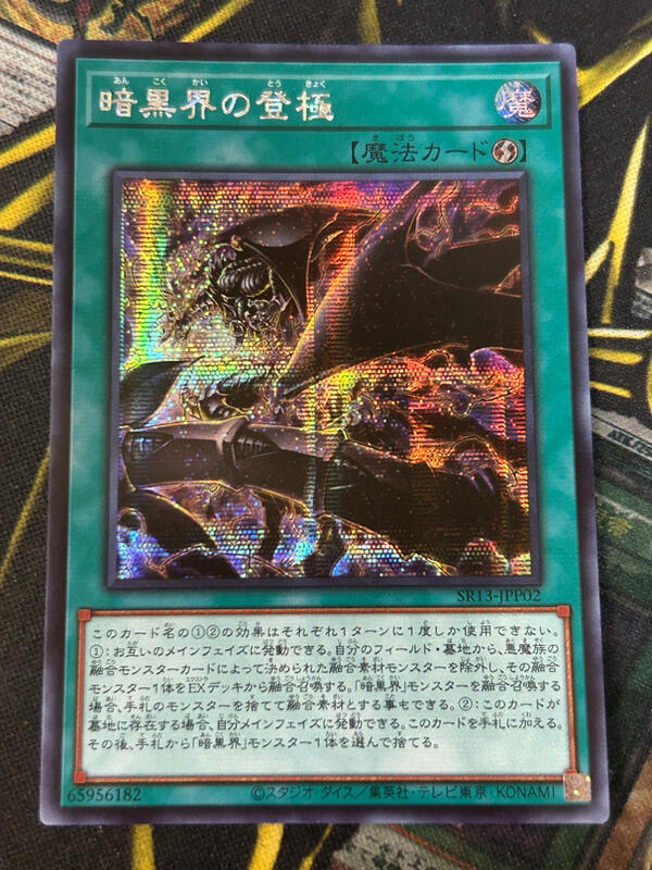 有點名 遊戲王 SR13-JPP02 暗黑界的登極 半鑽 韓紙 | 露天市集 | 全台最大的網路購物市集