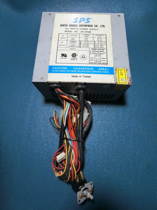 拆機良品 486 586 AT POWER 電源供應器 250W | 露天市集 | 全台最大的網路購物市集