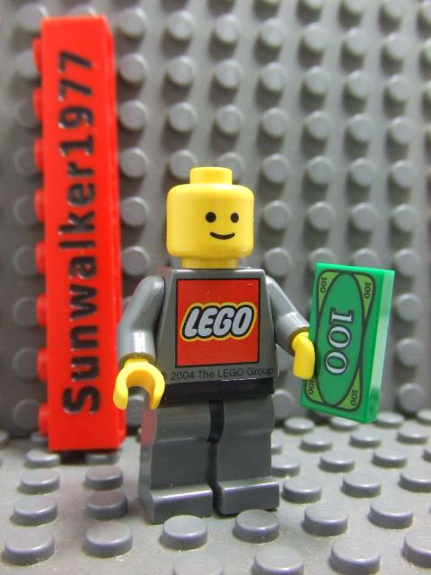 【積木2010】樂高 LEGO 鈔票 / 100元紙鈔 / 錢 1X2Tile (印刷磚片) | 露天市集 | 全台最大的網路購物市集